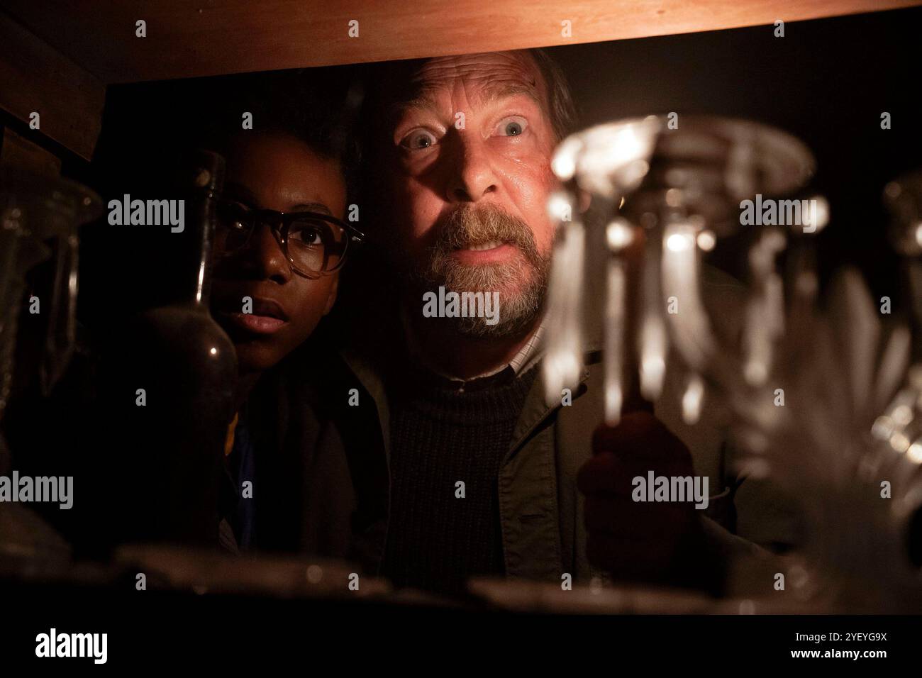 BILL CAMP and JORDAN PRESTON CARTER in SALEM'S LOT (2004), directed by ...