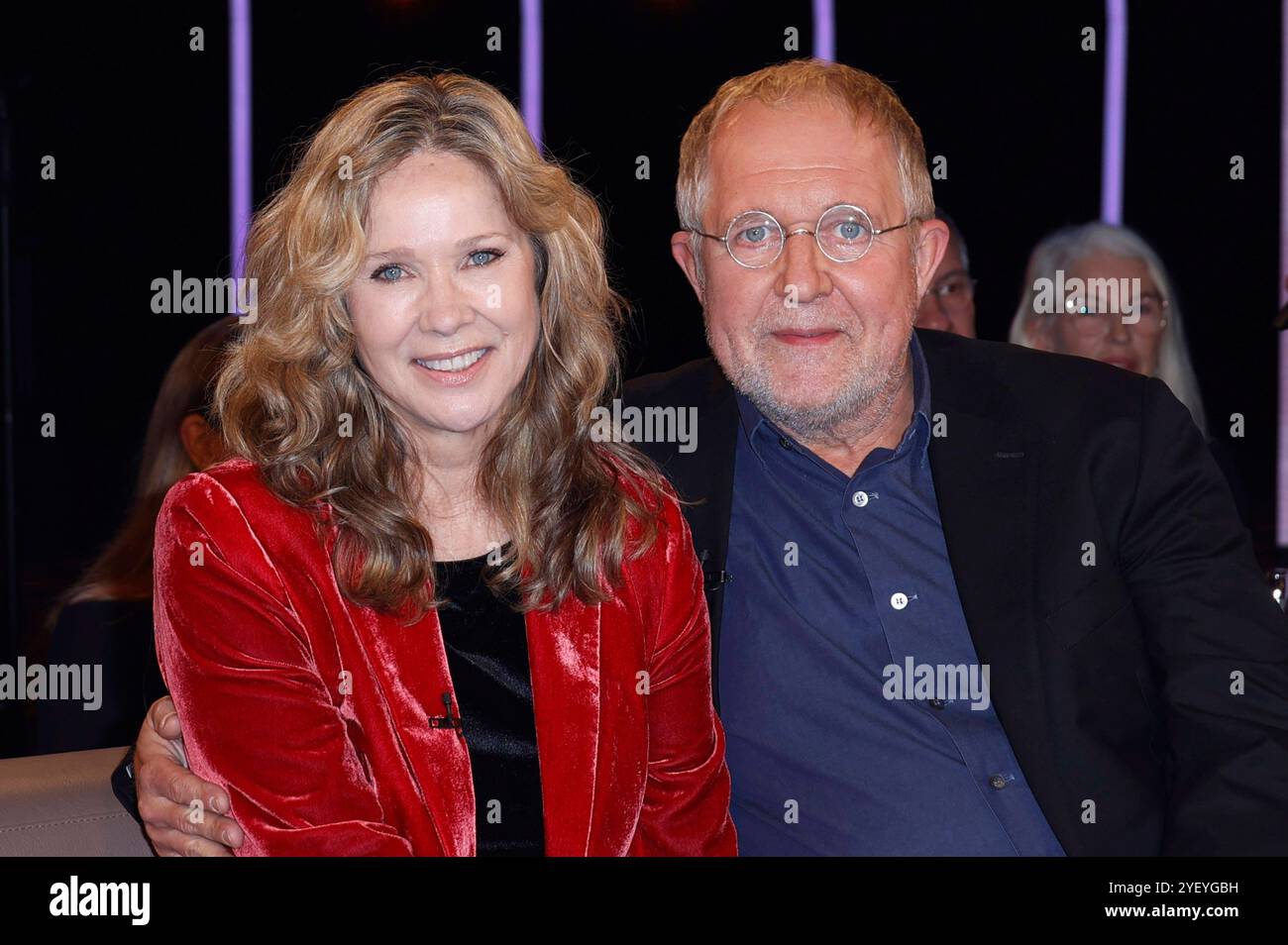 Ann-Kathrin Kramer mit Ehemann Harald Krassnitzer bei der Aufzeichnung ...