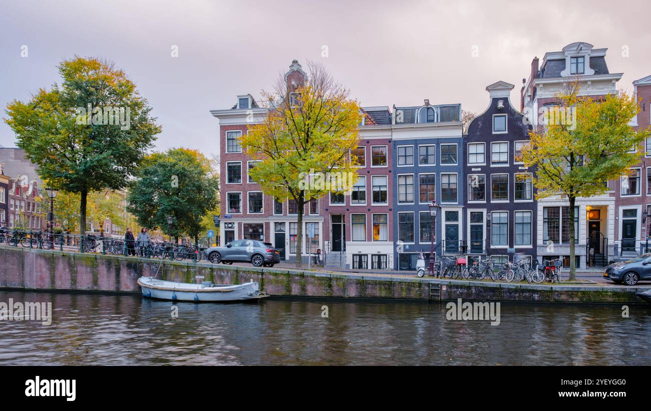 Amsterdam 23 October 2024, Autumn paints Amsterdam in vibrant hues as ...