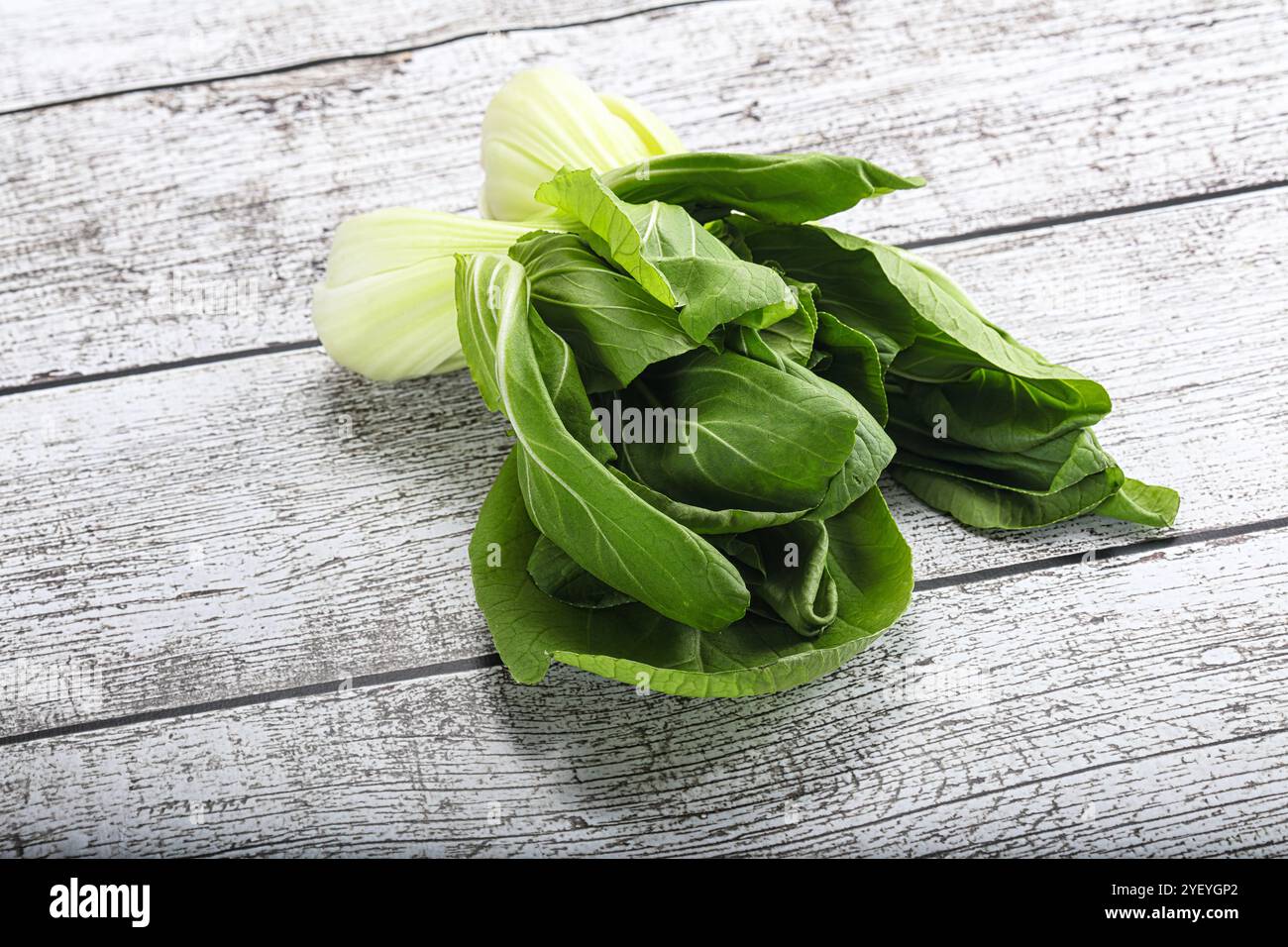 Asian cuisine fresh raw salad Pak Choi heap Stock Photo - Alamy
