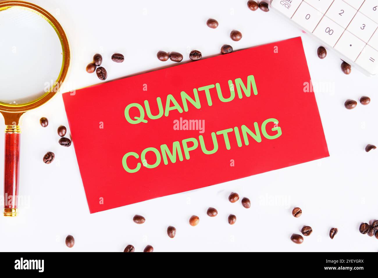 Business Programming Interface Application And Network Concept Text Quantum Computing On The