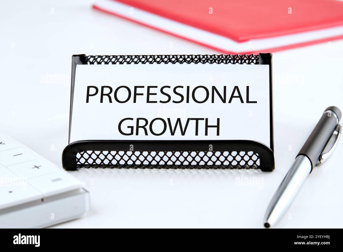 Business concept. The phrase, text, and words of PROFESSIONAL GROWTH ...