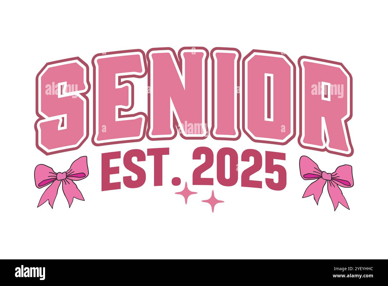 Senior 2025 shirts Stock Vector Image & Art - Alamy