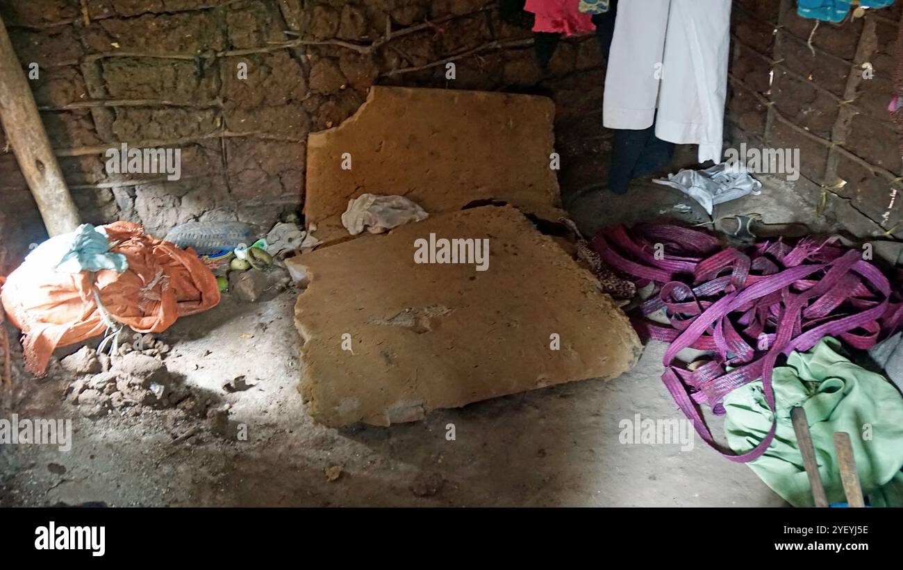 sleeping room kinyasini village - a poor countryside village on ...