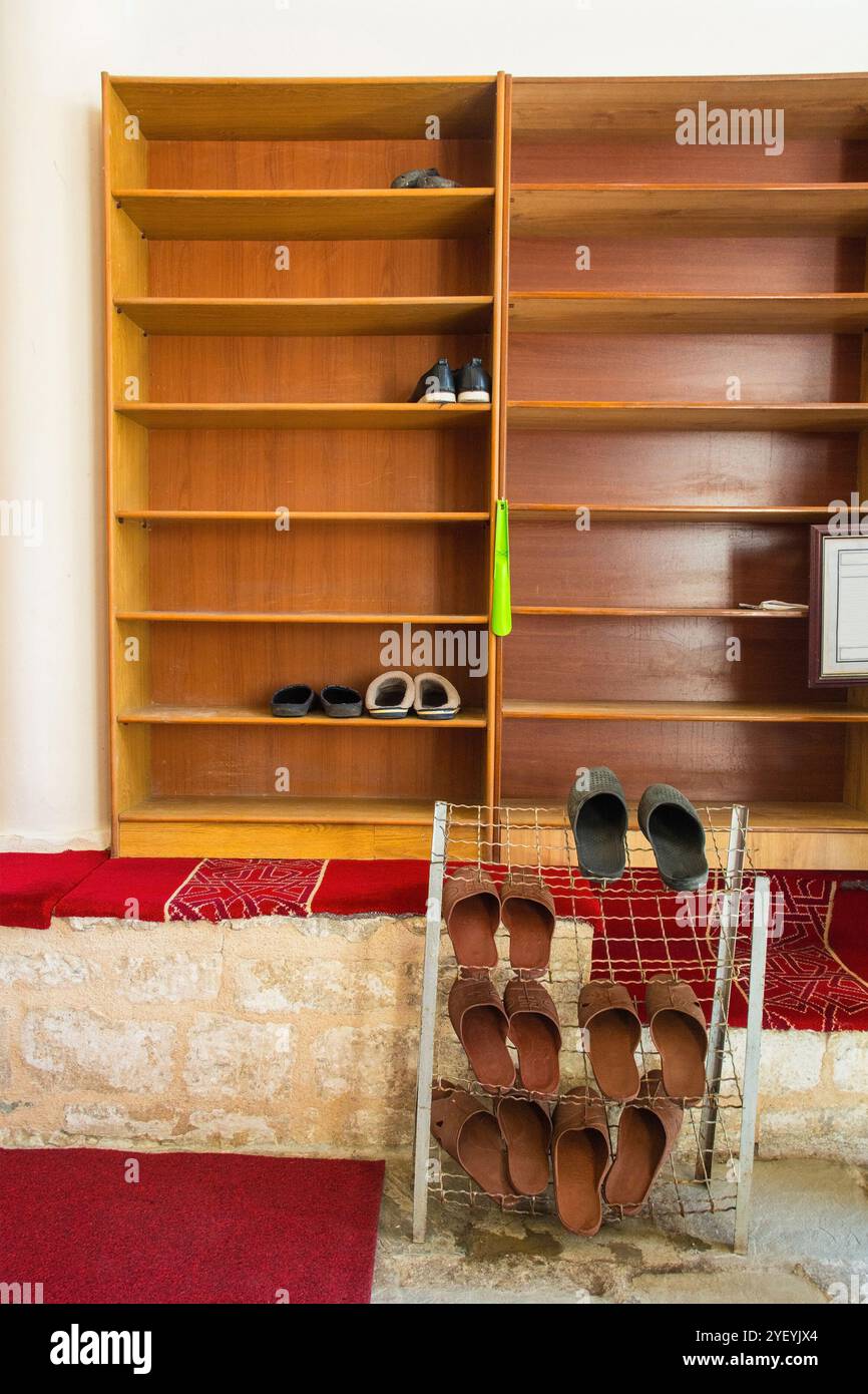 Mosque shoe storage hi-res stock photography and images - Alamy