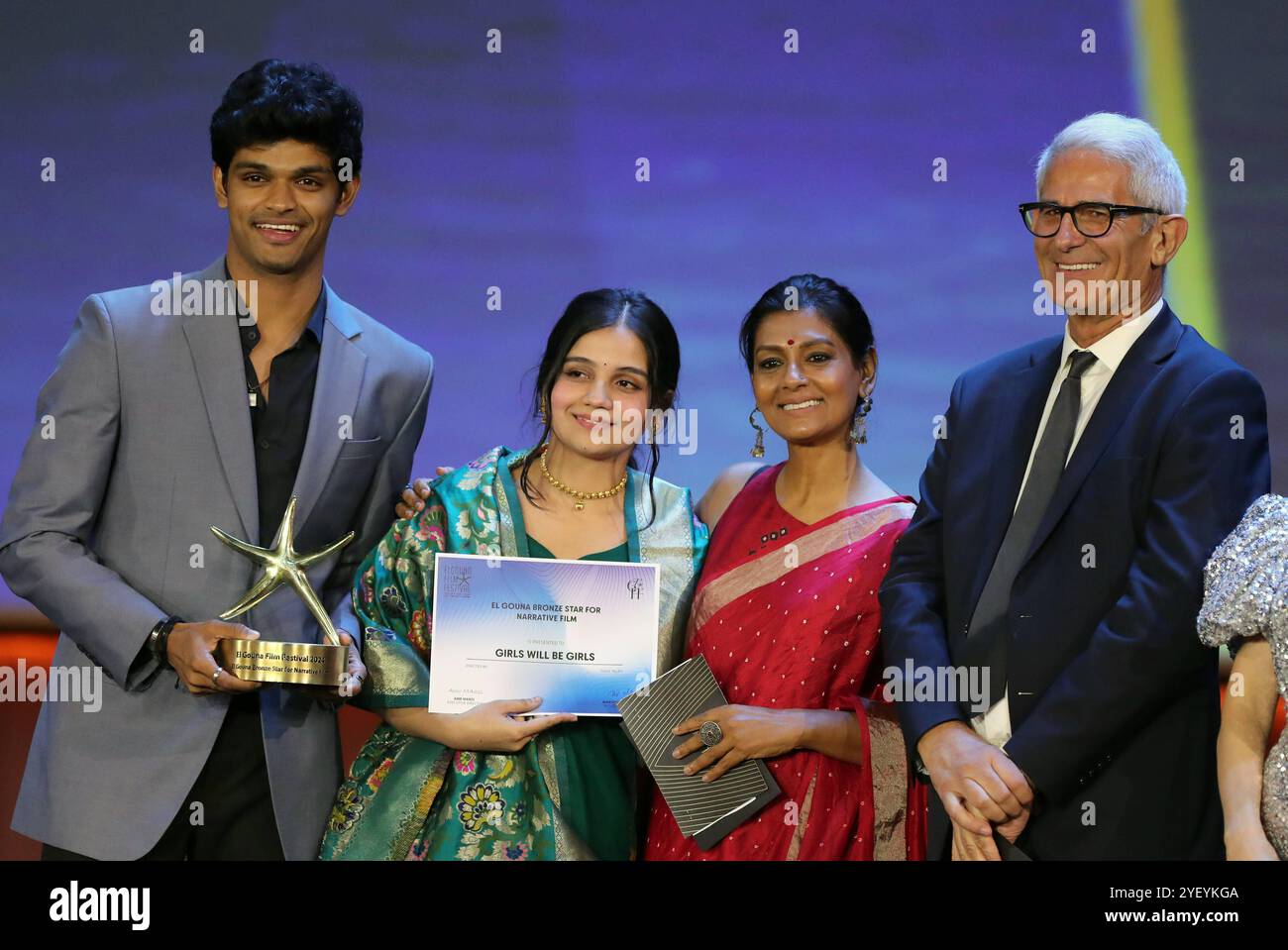 El Gouna Film festival in Egypt L-R Indian actors Preeti Panigrahi and ...