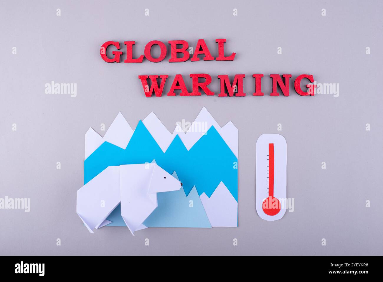 Climate change effects on polar animals Stock Photo - Alamy