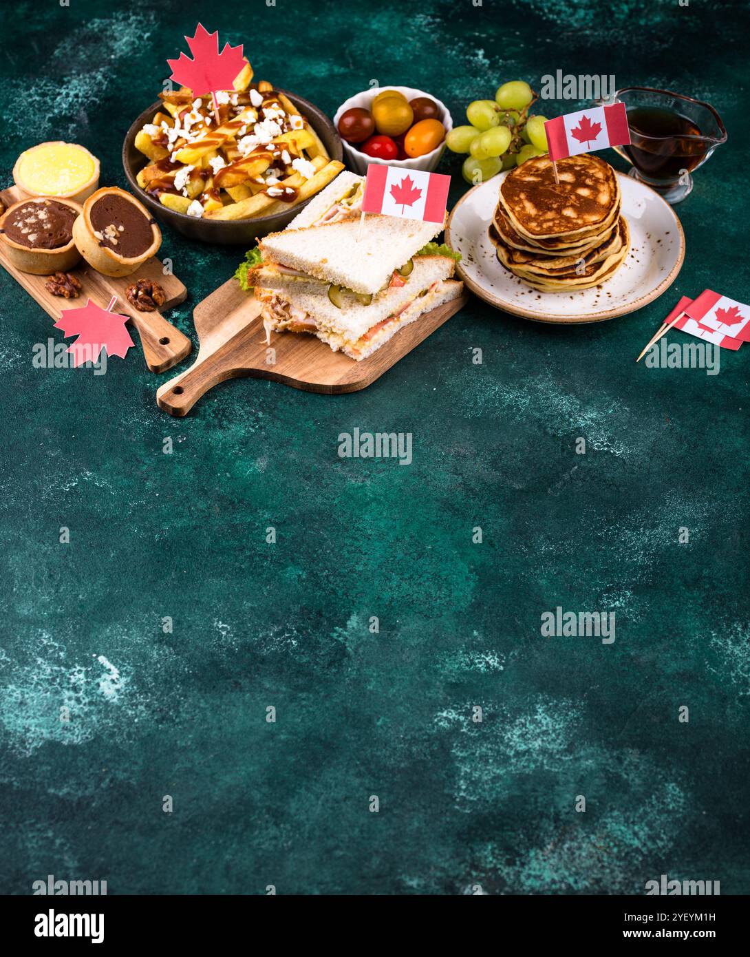 Canada Day traditional food concept Stock Photo - Alamy