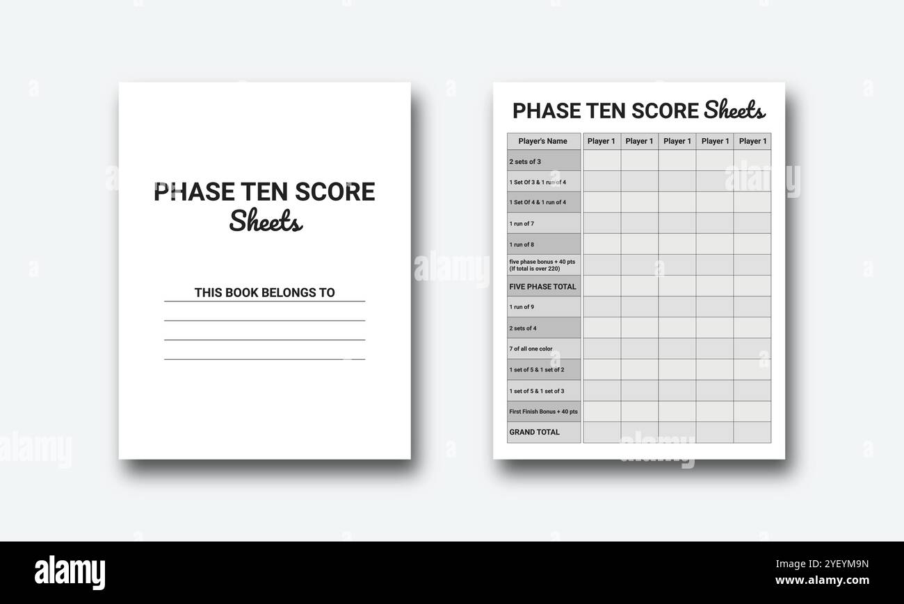 KDP Log Book Interior Vectors Stock Vector Image & Art - Alamy