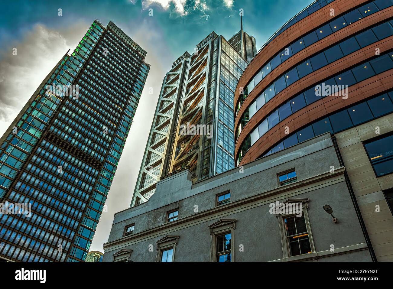 Heron Tower, a London commercial skyscraper in the City of London ...