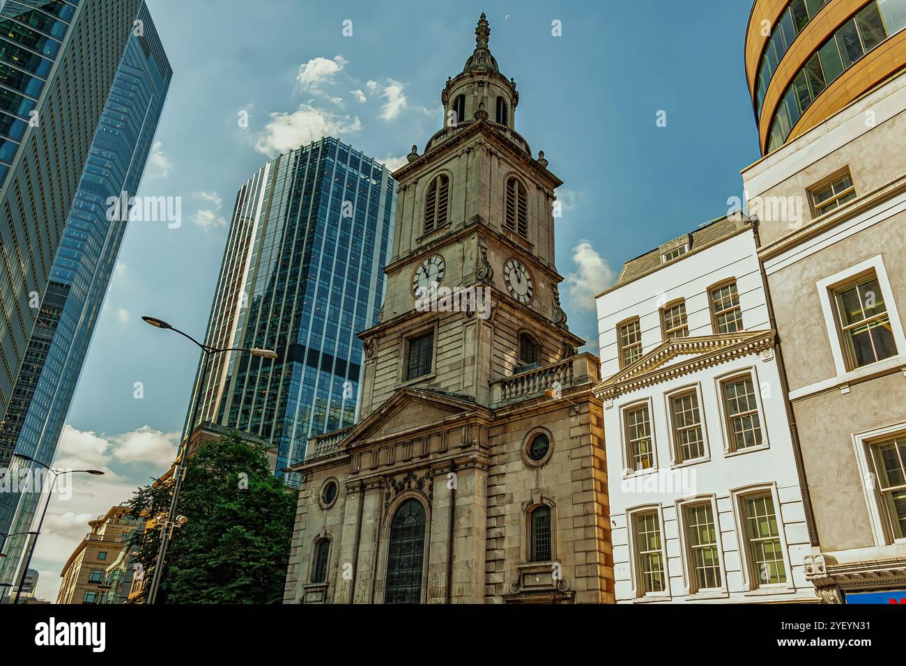 The church of St Botolph-without-Bishopsgate, in the City of London ...