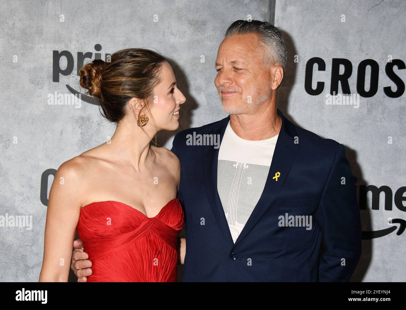 LOS ANGELES, CALIFORNIA - OCTOBER 29: (L-R) Alona Tal and Marcos ...