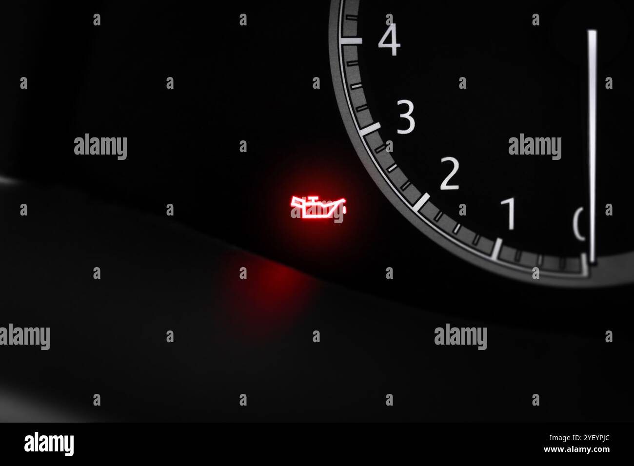 The red engine oil pressure light , engine oil light blinking ...