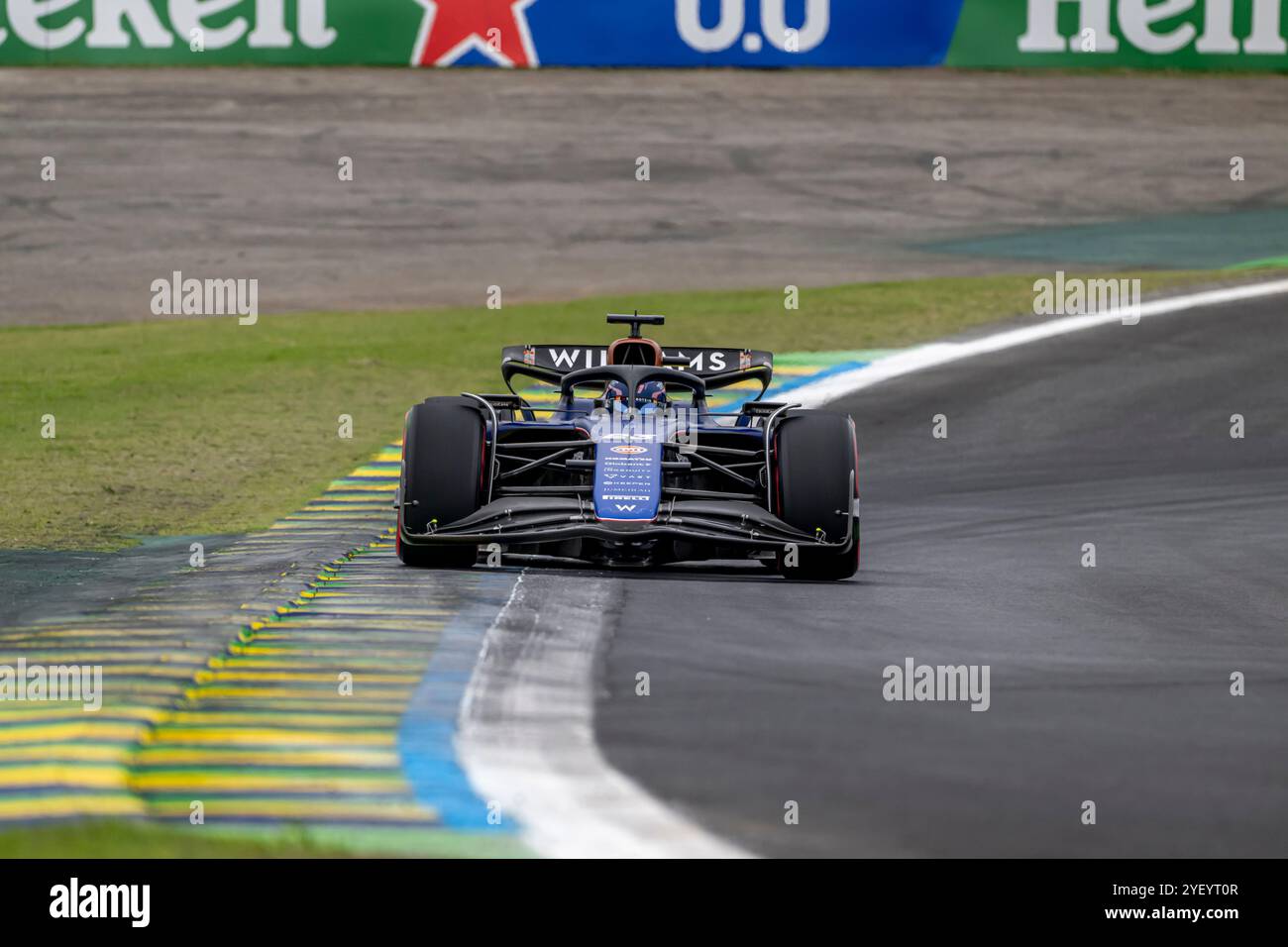 Sao Paulo, Brazil, 01 Nov 2024, Alex Albon, from Thailand competes for ...