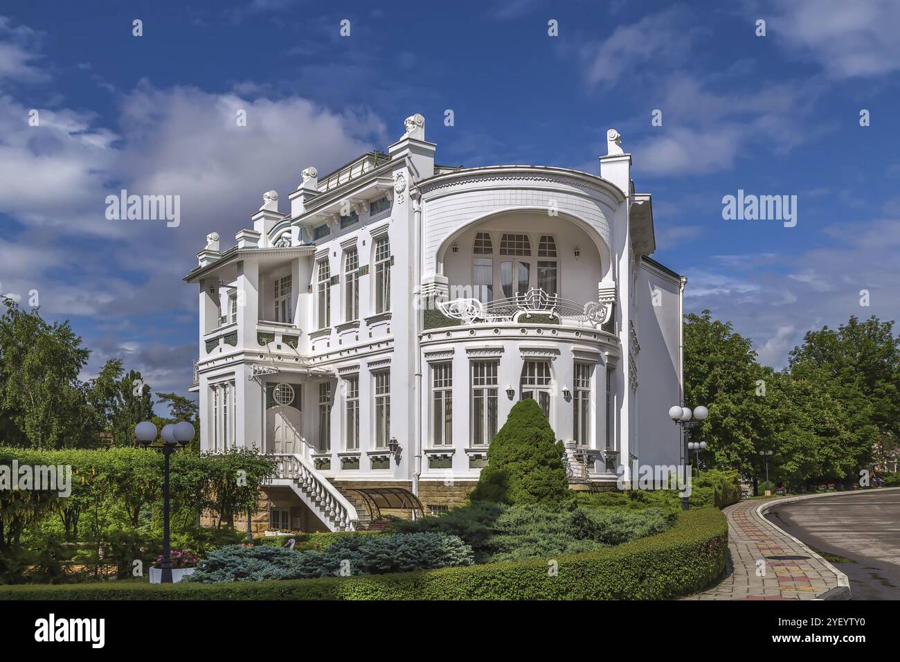 Historical building on the territory of the sanatorium in Kislovodsk ...