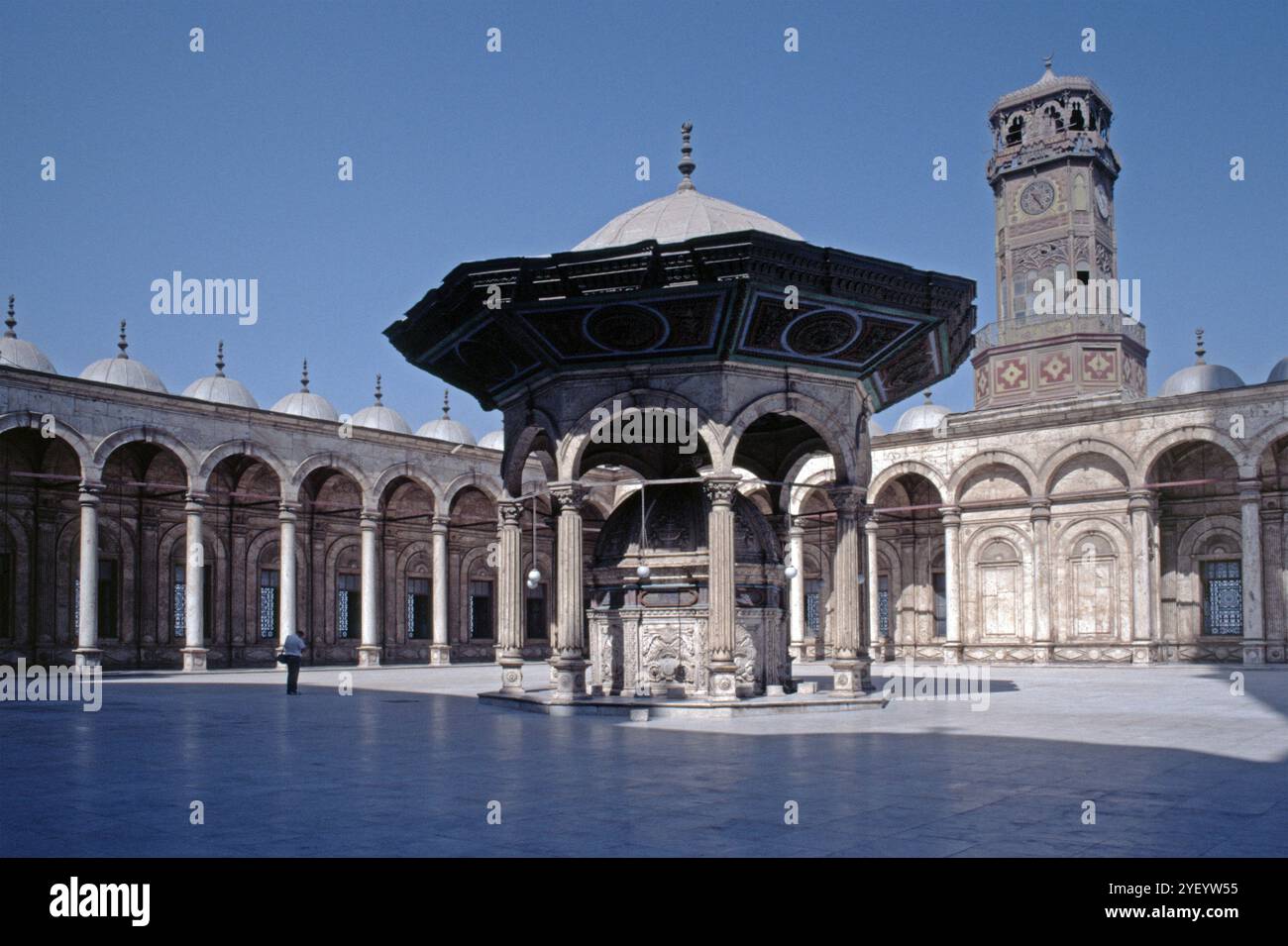 Purification Fountain, Clock Tower, Muhammad Ali Mosque also called ...