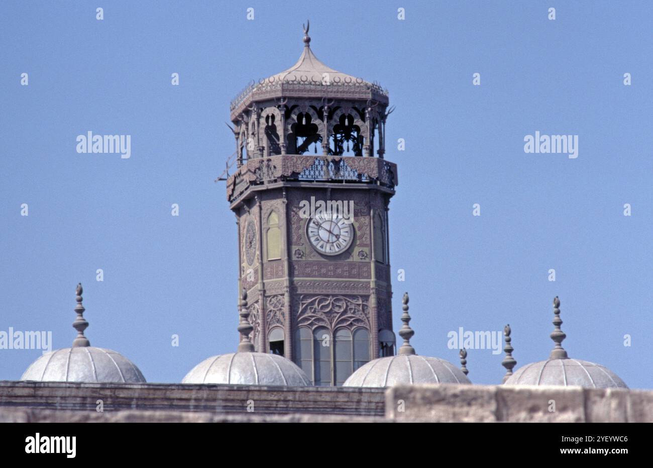 Clock tower, Muhammad Ali Mosque also called Alabaster Mosque, Citadel ...