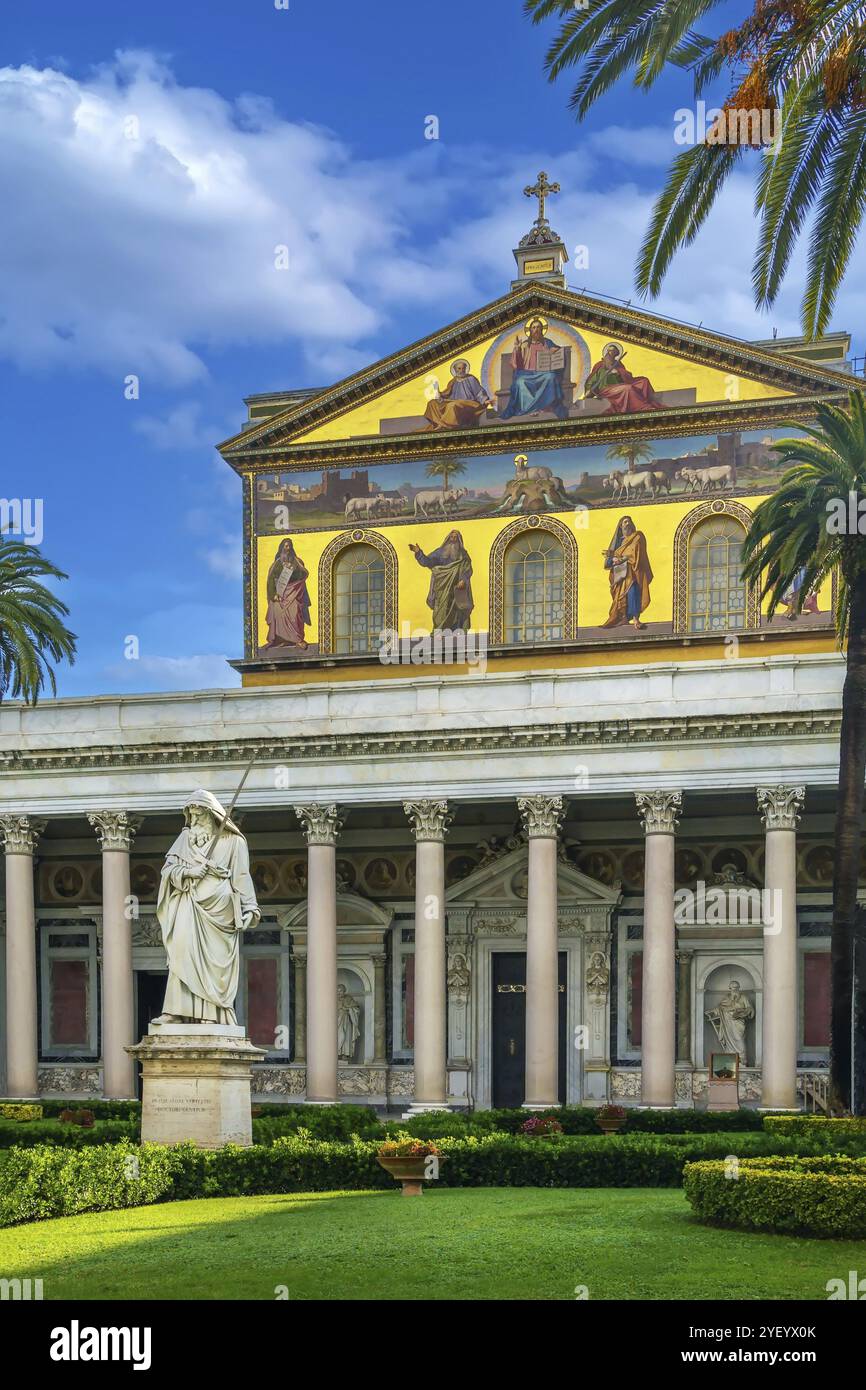 Basilica of Saint Paul Outside the Walls is one of Rome's four ancient ...