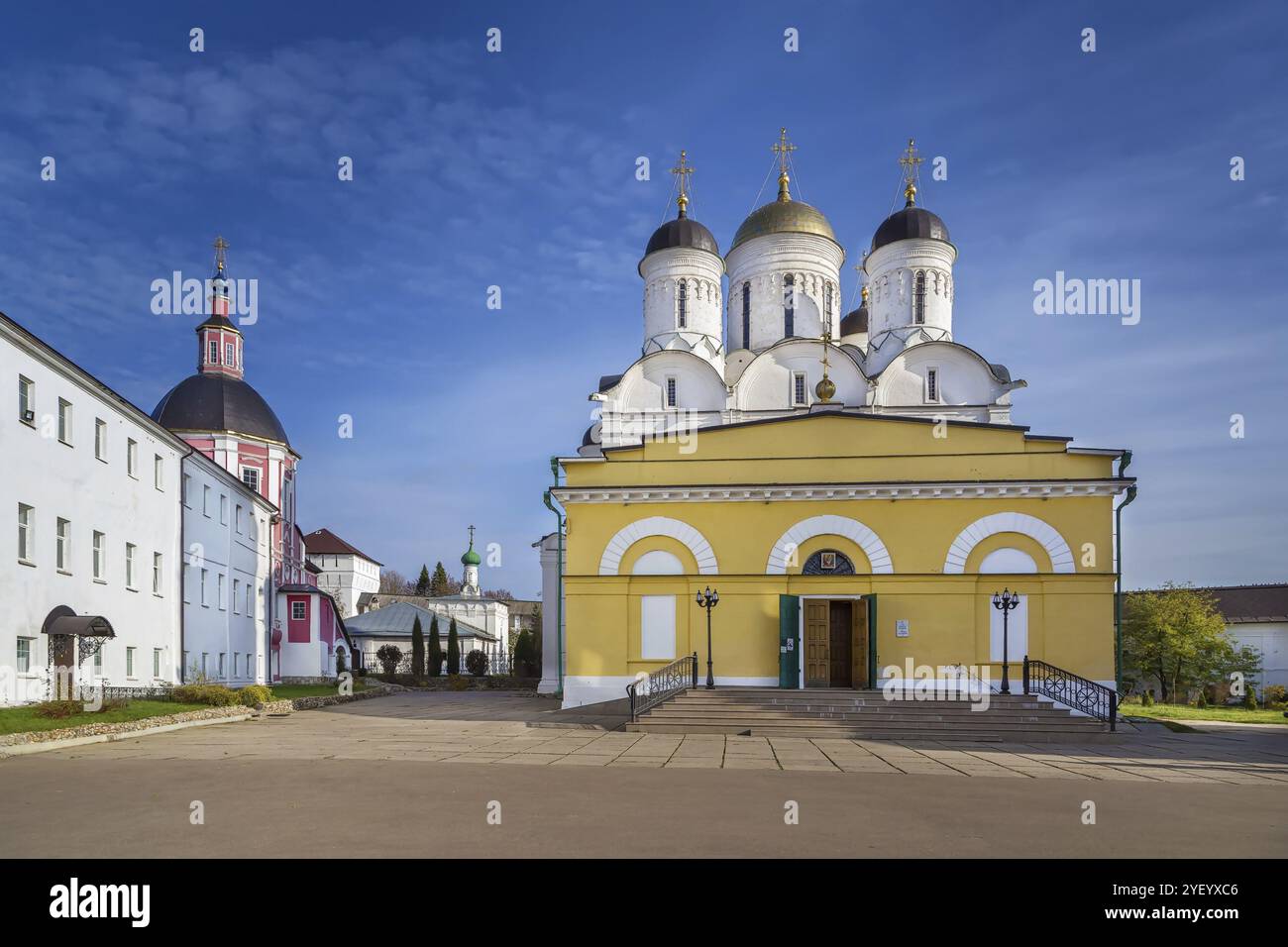 Cathedral of the Nativity in St.Paphnutius Borovsk monastery, Russia ...