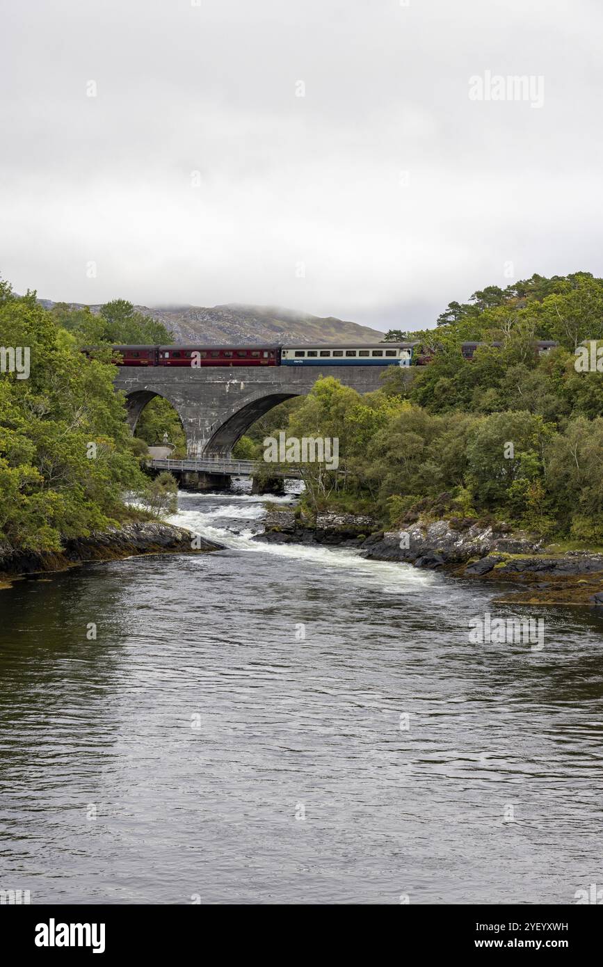 The Jacobite Steam Train, steam railway from Harry Potter runs over ...