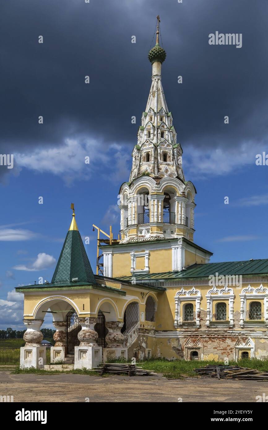 Church of the Nativity of John the Baptist on Volga river in Uglich ...