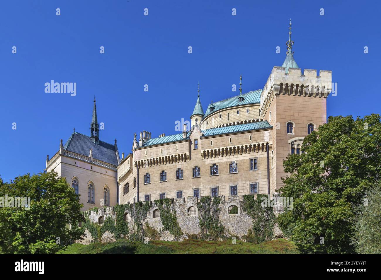 Bojnice Castle is a medieval castle in Bojnice, Slovakia. It is a ...