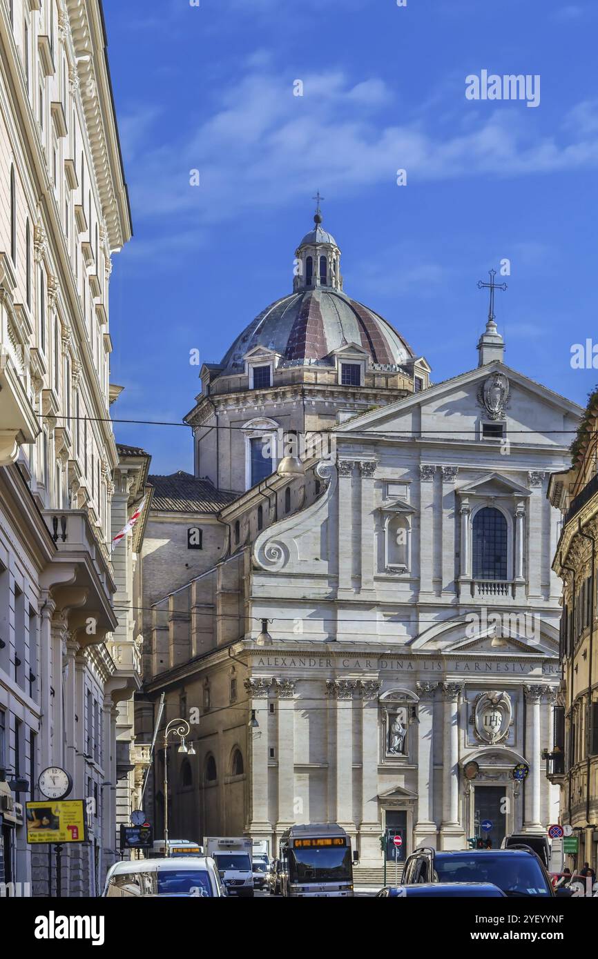 Facade of Church of the Gesu is the first truly baroque facade ...
