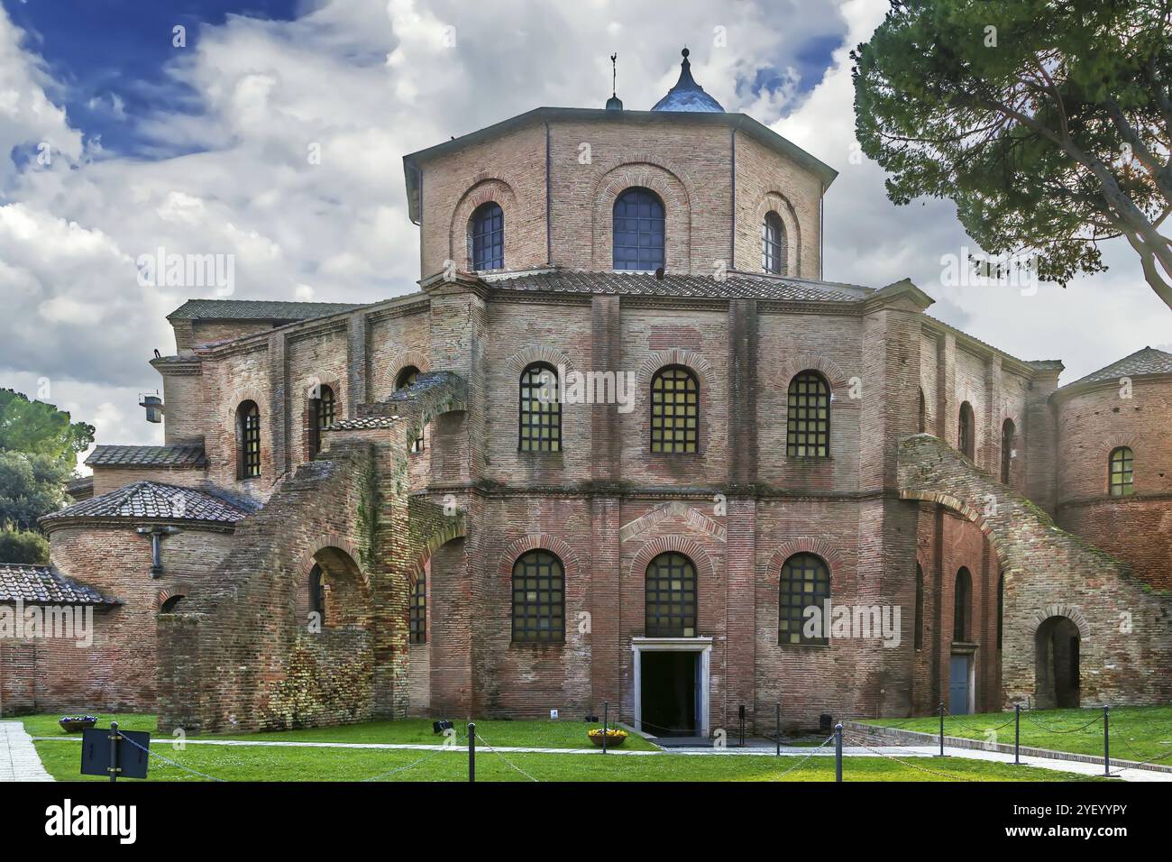 Basilica of San Vitale is a church in Ravenna, Italy, Europe Stock ...