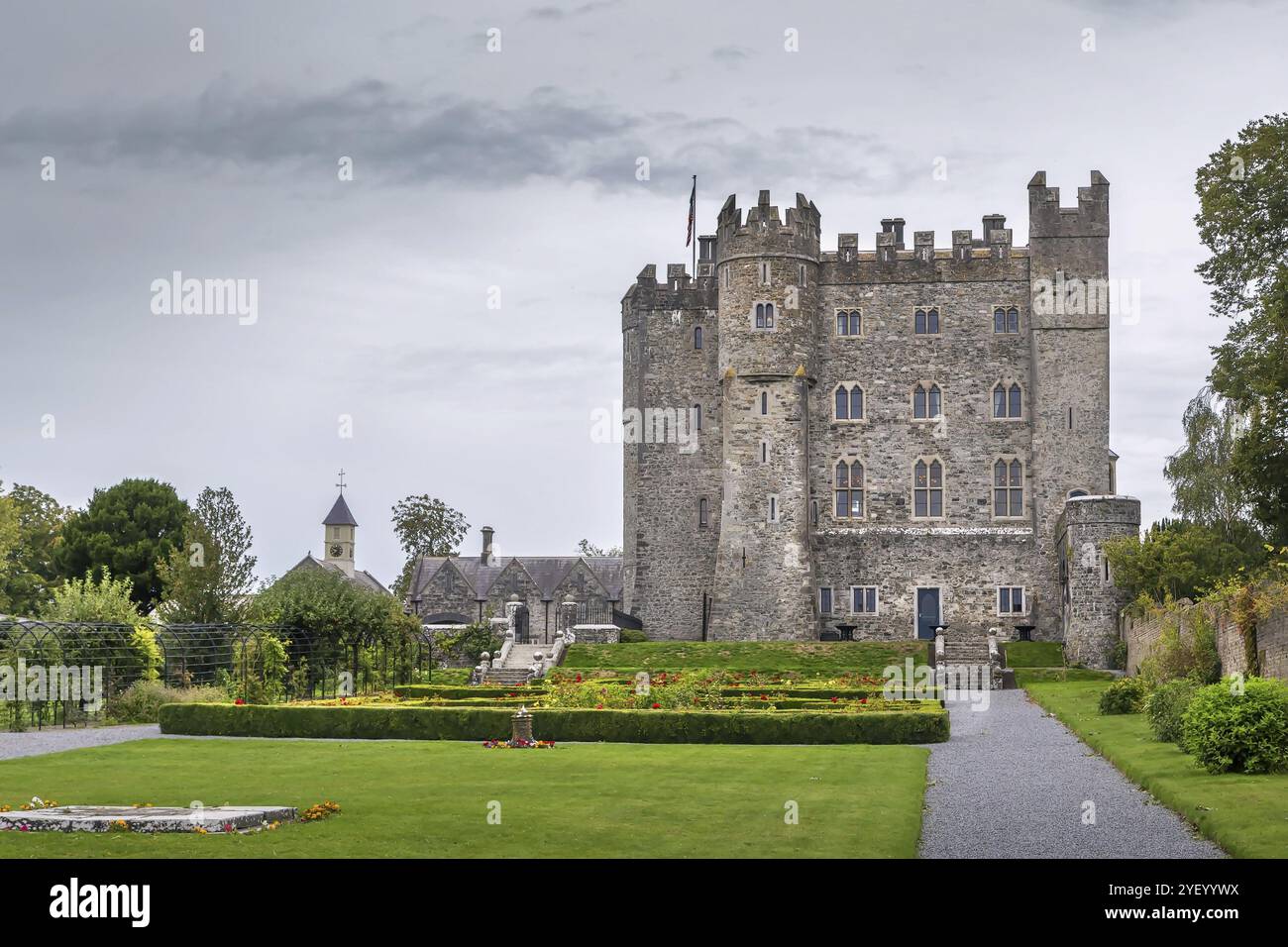 Kilkea Castle is a medieval stronghold near the village of Kilkea ...