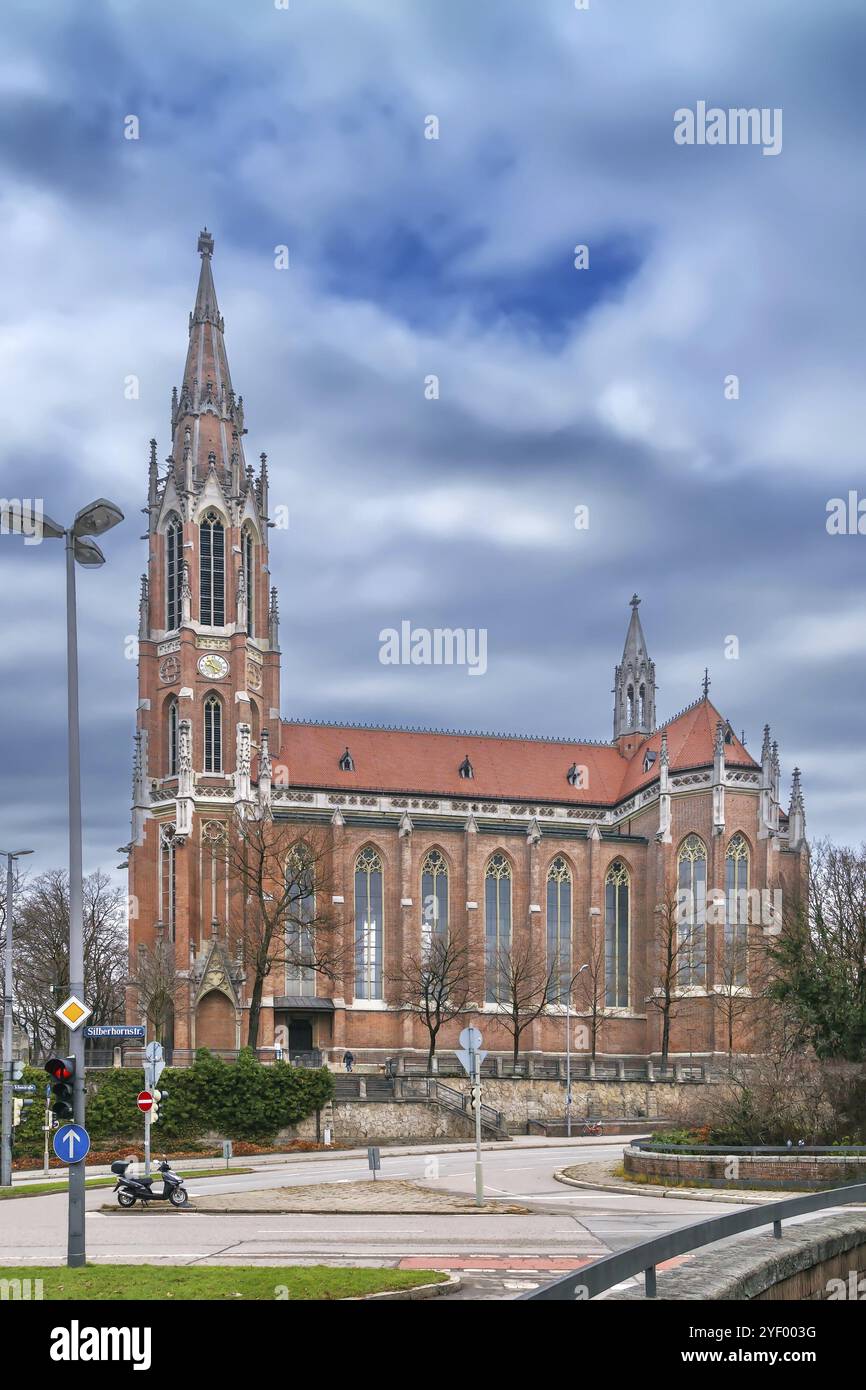 Catholic parish church Heilig Kreuz (Holy Cross), consecrated in 1886, is the last completely ...