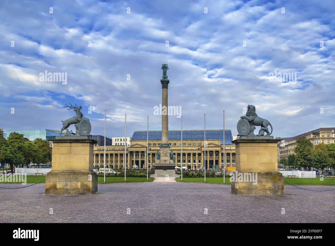 Square in the centre of stuttgart hi-res stock photography and images ...