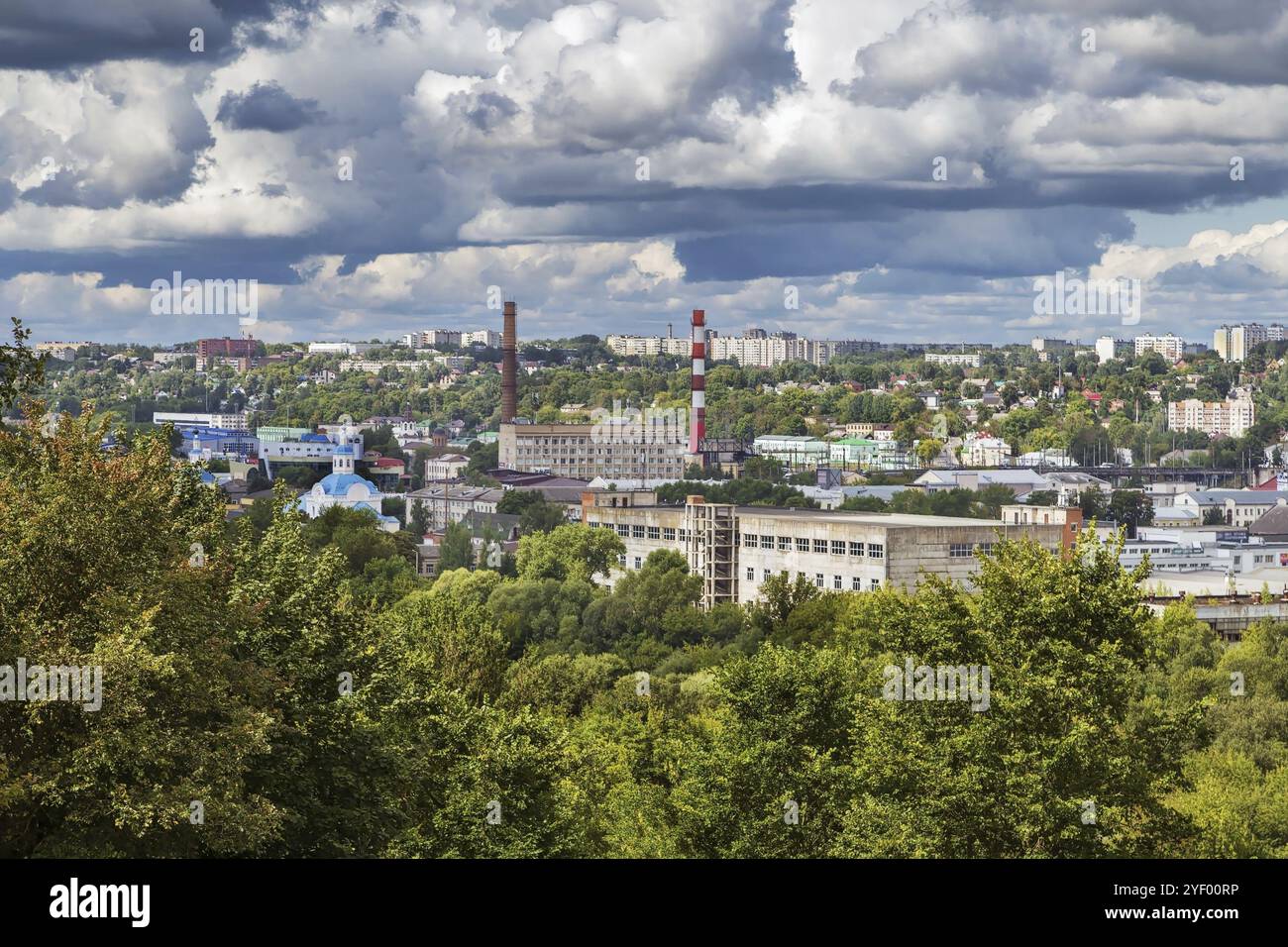 View of Smolensk from Veselukha tower, Russia, Europe Stock Photo - Alamy