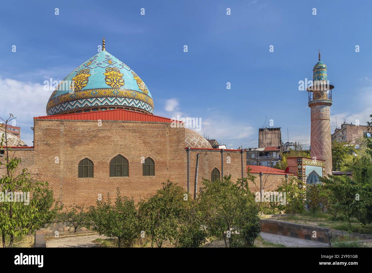 Blue Mosque is an 18th-century Shia mosque in Yerevan, Armenia, Asia ...