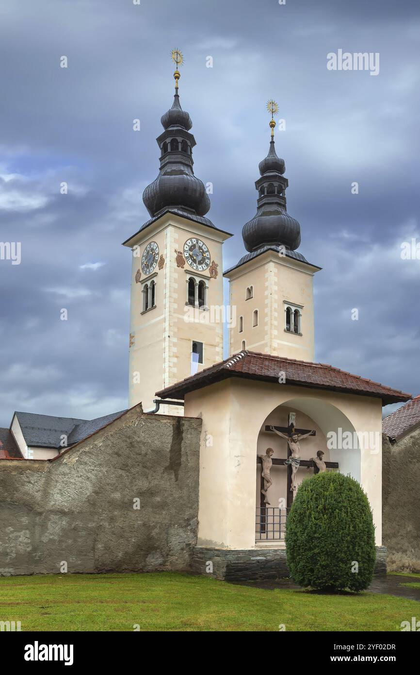 Gurk Cathedral is a Romanesque pillar basilica in Gurk, in the Austrian ...
