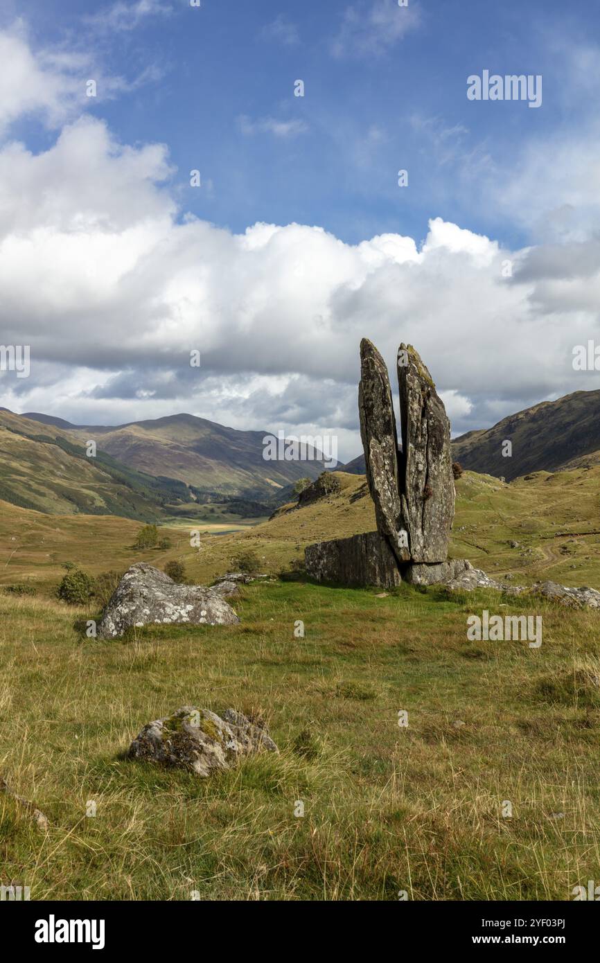 Fionn's Rock, also Praying Hands of Mary, according to legend split by ...