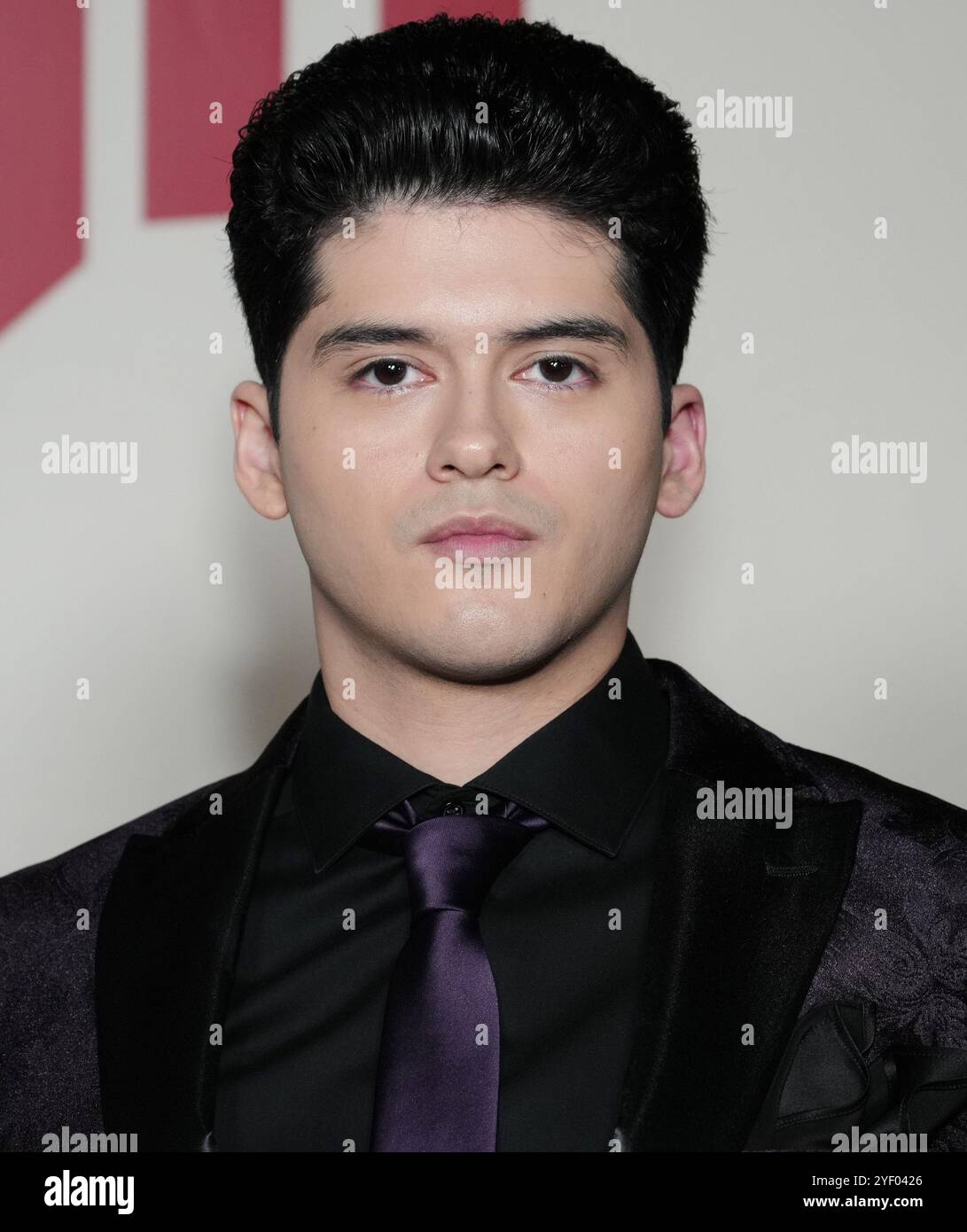 Los Angeles, USA. 01st Nov, 2024. Max Pelayo arrives at the Carlos Eric ...