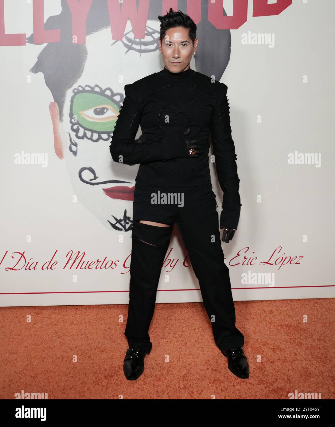 Los Angeles, USA. 01st Nov, 2024. Carlos Eric Lopez arrives at the ...