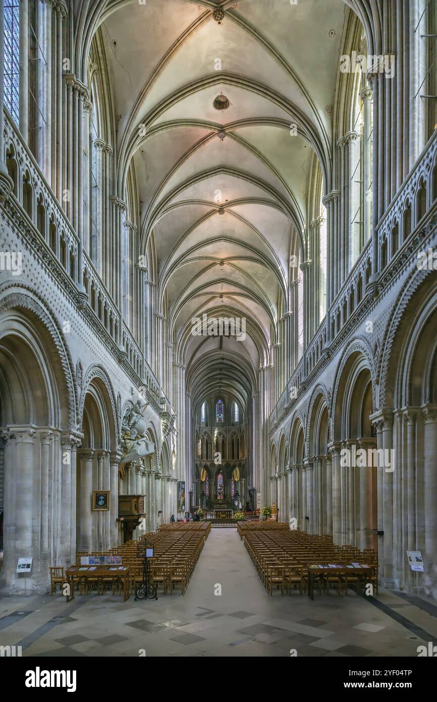 Bayeux Cathedral is a Norman-Romanesque cathedral, located in the town ...