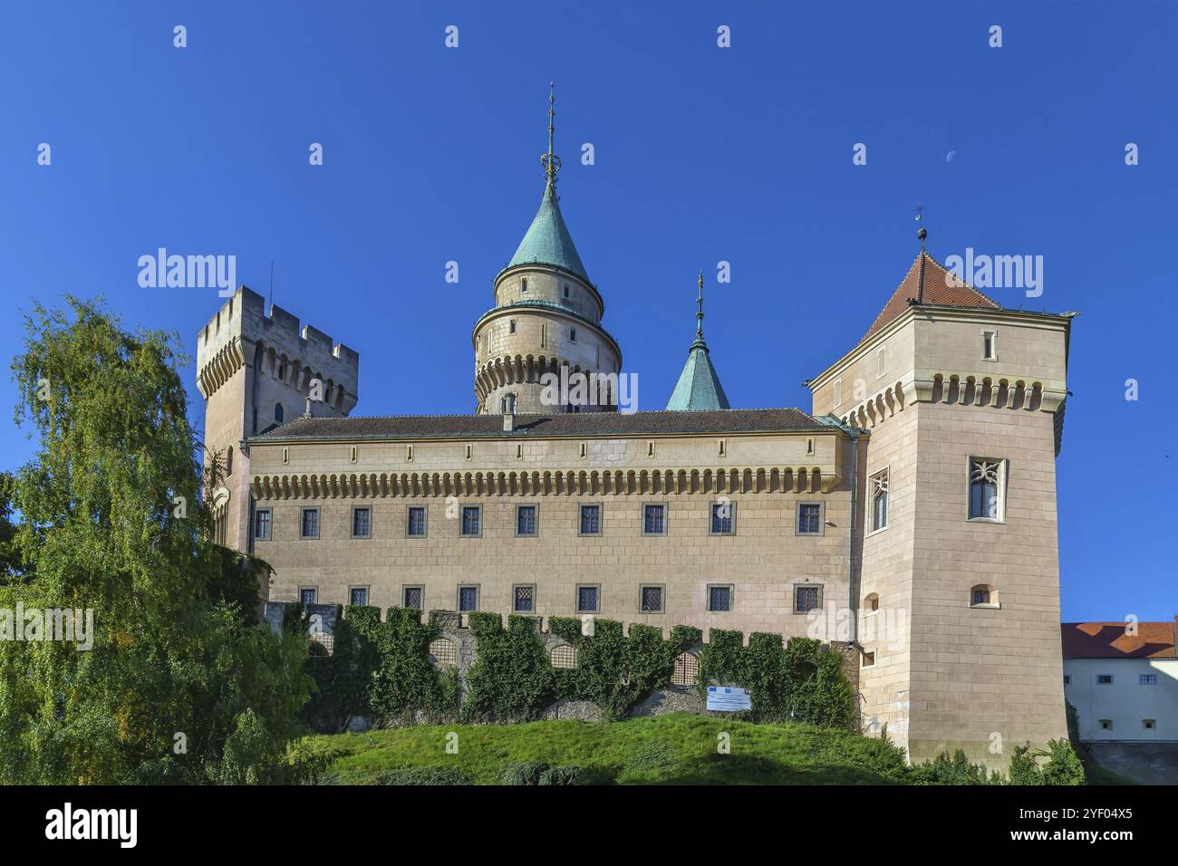 Bojnice Castle is a medieval castle in Bojnice, Slovakia. It is a ...