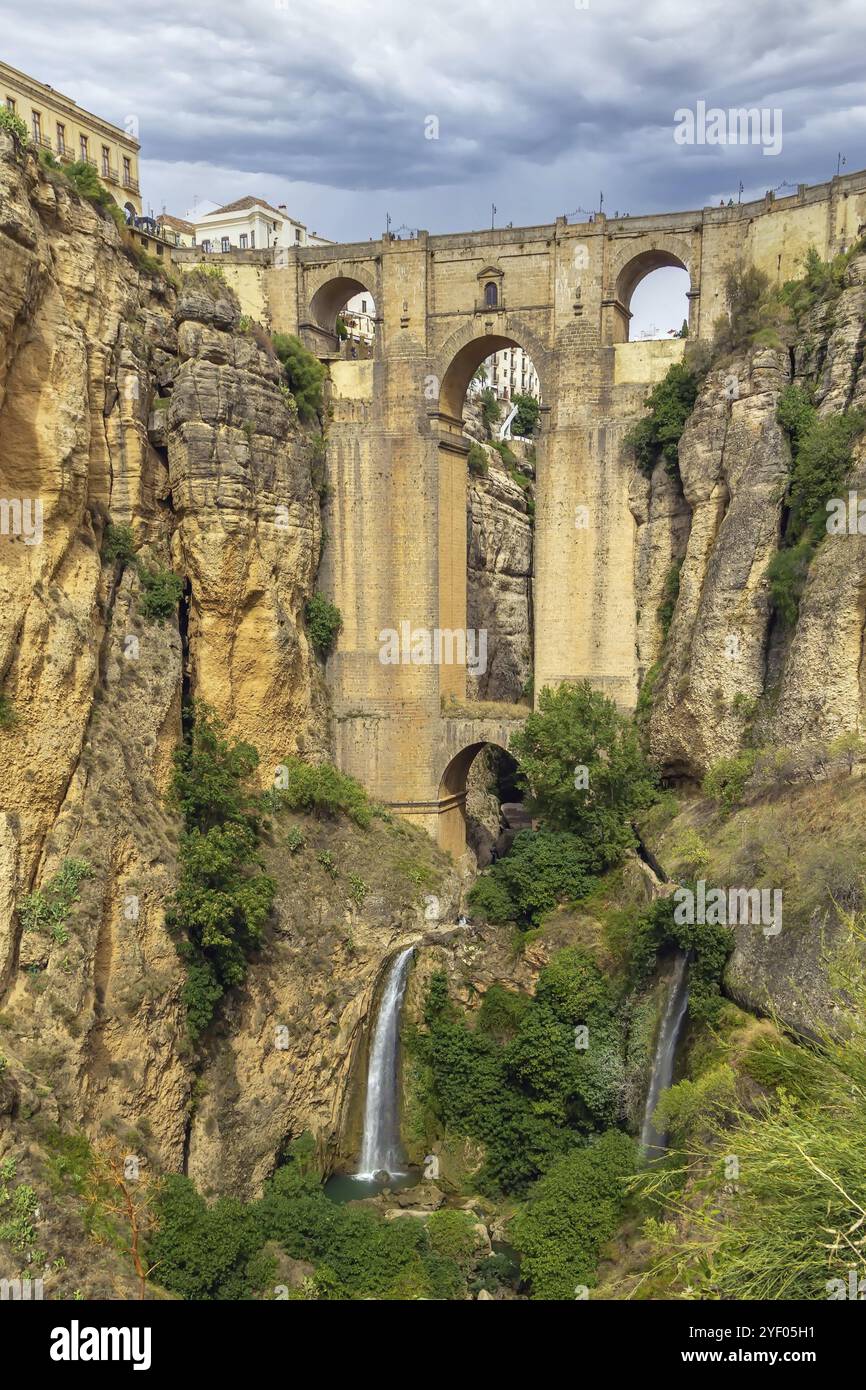 The Puente Nuevo (New Bridge) is largest bridges that span the 120 ...