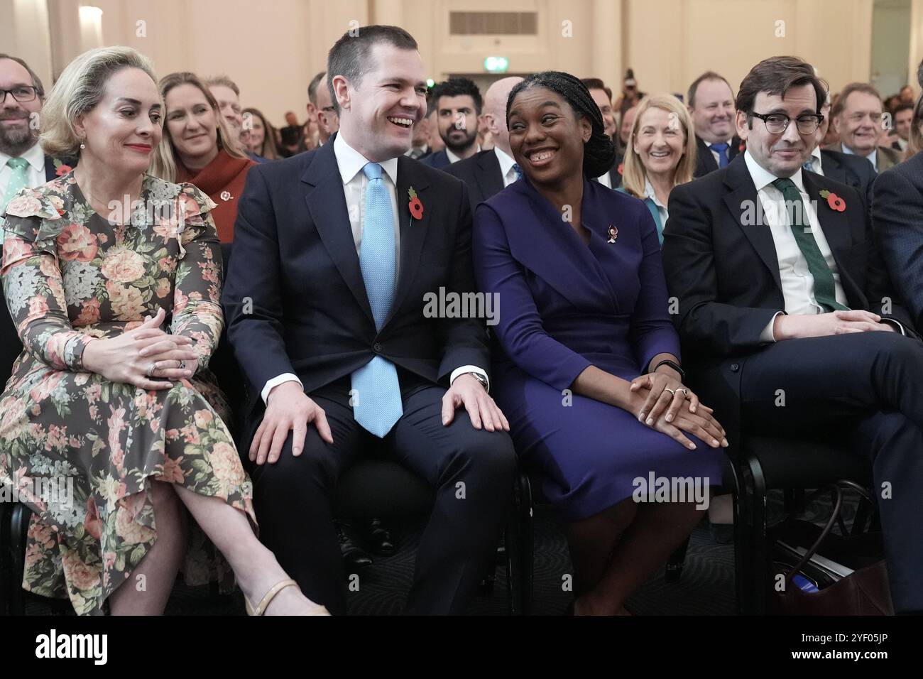 Robert Jenrick and Kemi Badenoch with and their respective spouses ...