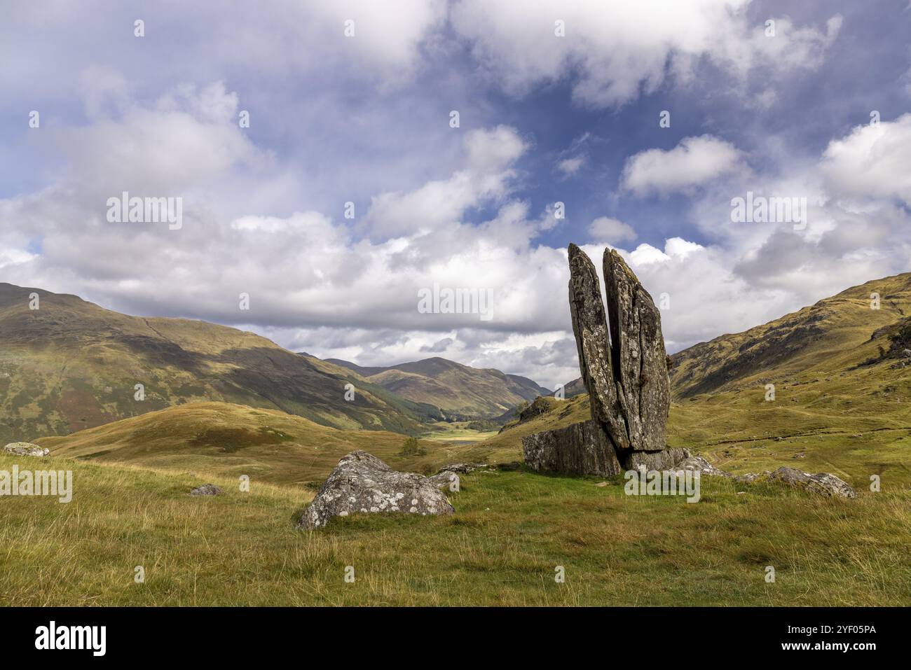 Fionn's Rock, also Praying Hands of Mary, according to legend split by ...