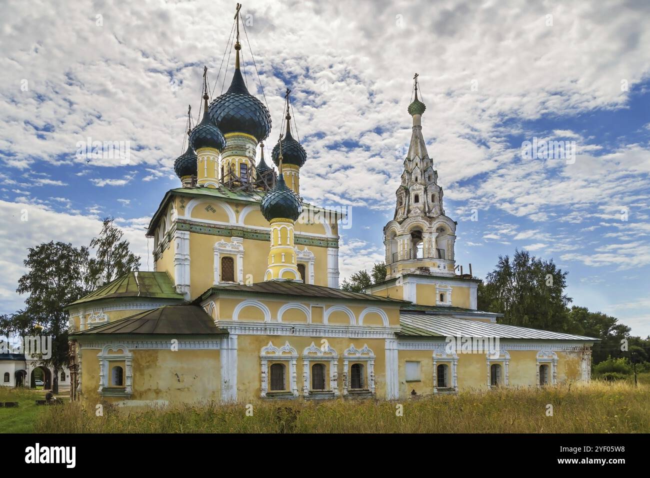 Church of the Nativity of John the Baptist on Volga river in Uglich ...