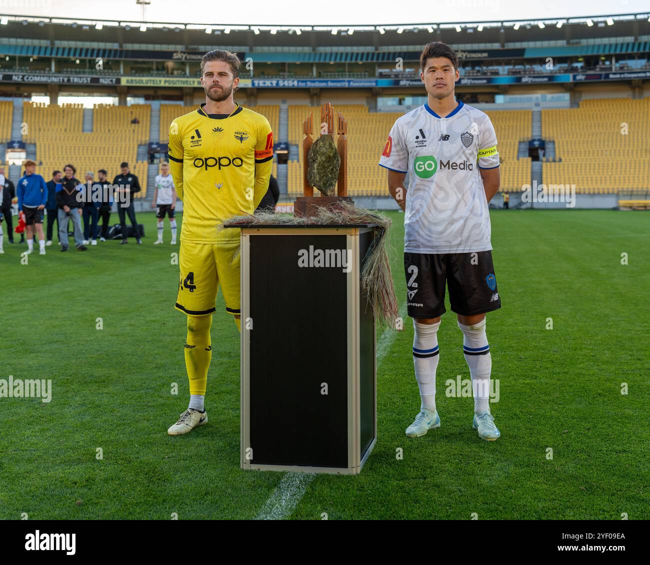 Wellington, New Zealand, 2 November 2024: Captains Alex Rufer ...