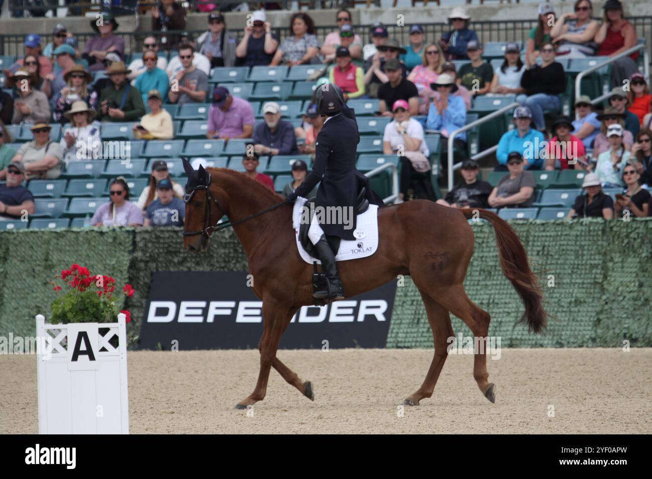 Land Rover Kentucky Three Day Event 2024 Dressage is held in the ROLEX ...