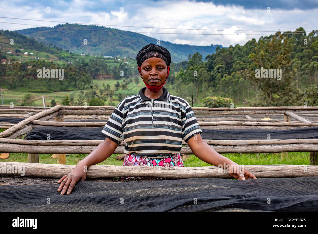 Abakundakawa coffee grower's cooperative, Minazi coffee washing station ...