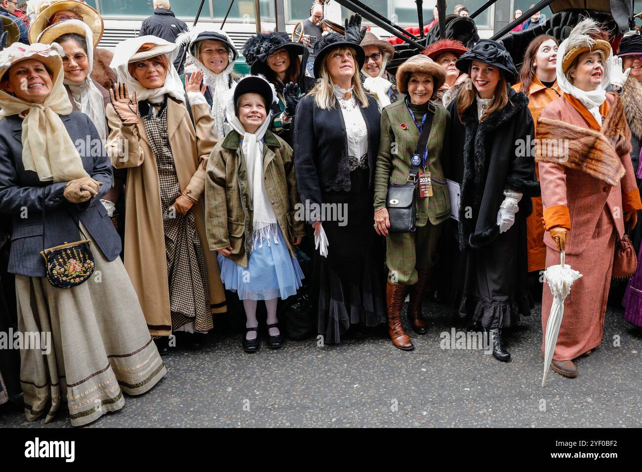 London, UK. 02nd Nov, 2024. Female participants assemble as the RAC ...