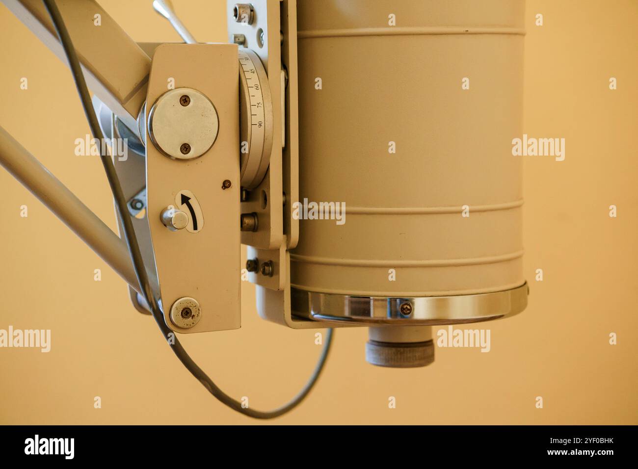 High-Detail Close-Up of a Vintage Photographic Camera Mechanism Stock ...