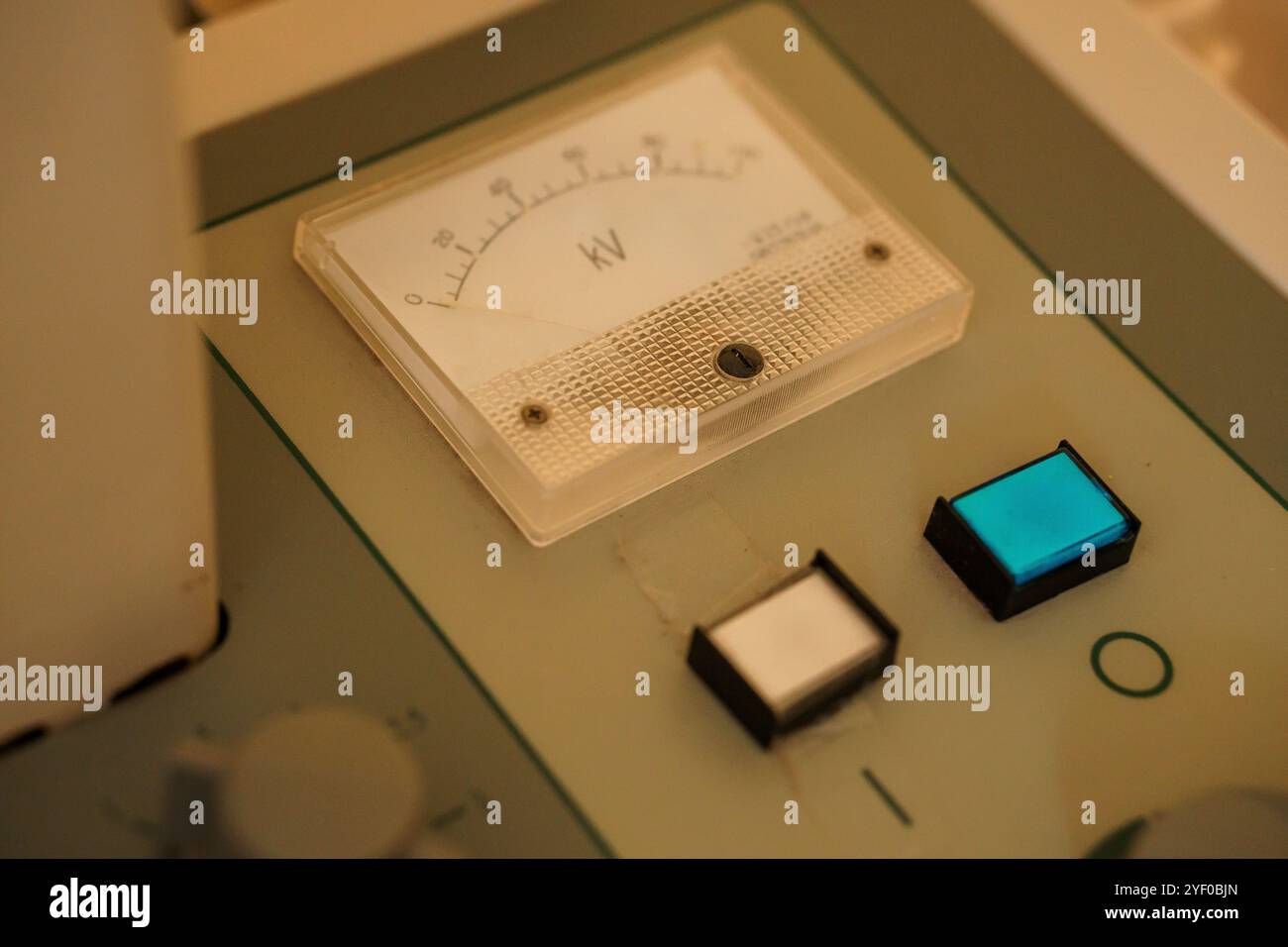 Electrical Voltage Measurement Device with Control Switches Stock Photo ...