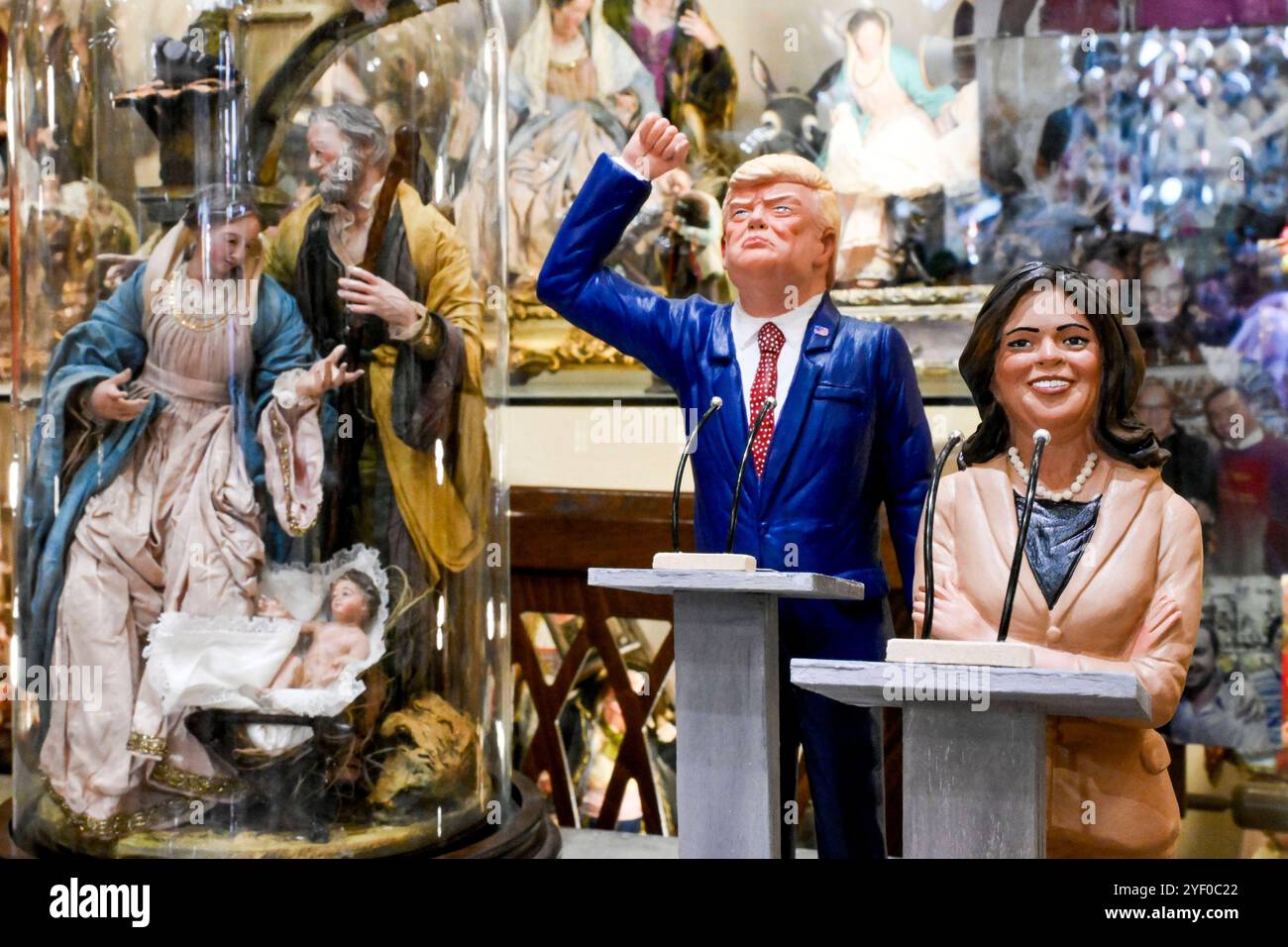 Nativity scenes, Kamala Harris and Donald Trump Kamala Harris and ...